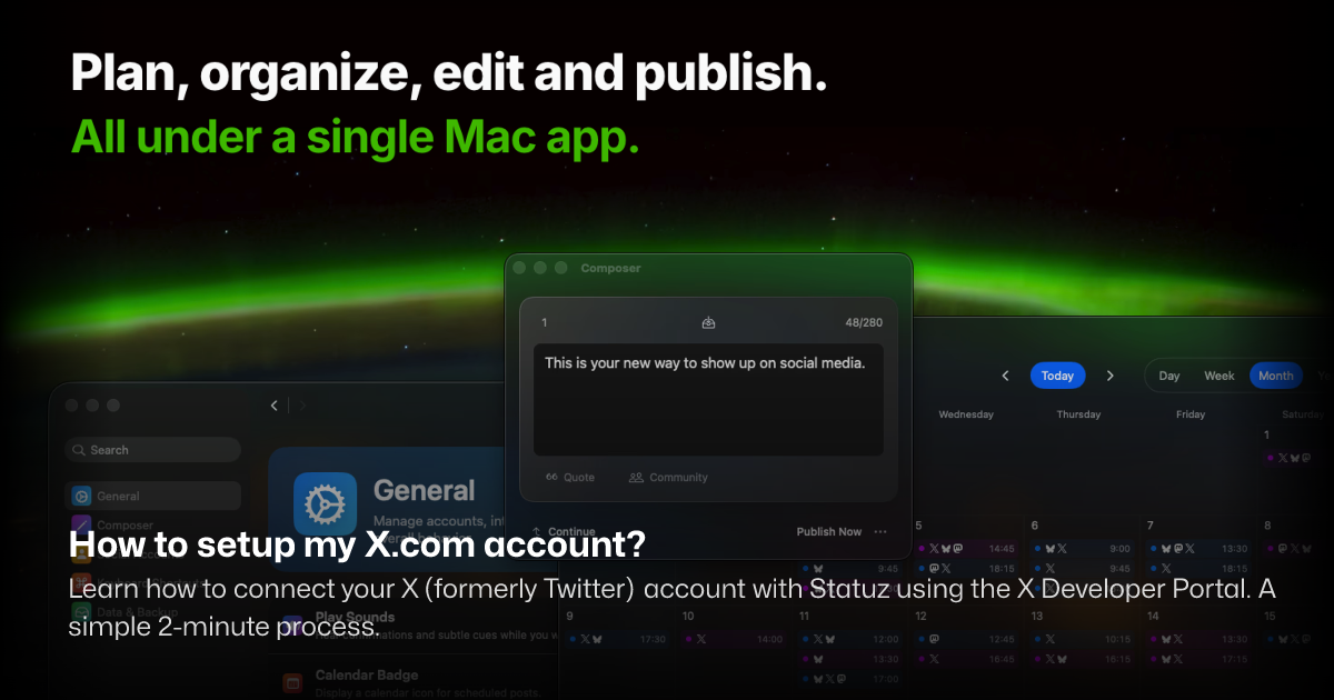 How to setup my X.com account? • Statuz